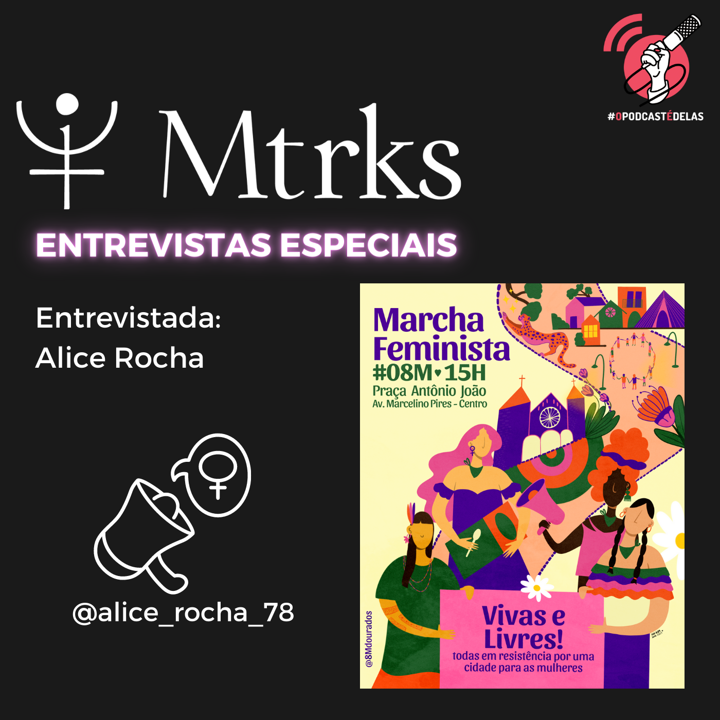 Alice Rocha - 8M - #OPodcastÉDelas